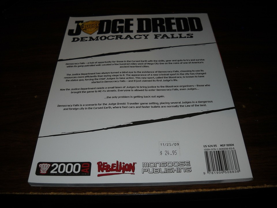 Judge Dredd: Democracy Falls | eBay