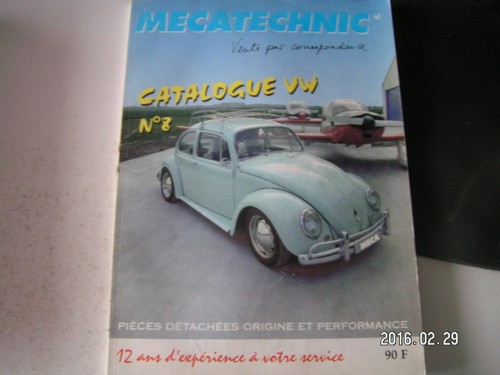 ** Mecatechnic Catalogue VW n°8 Pièces détachées origine et performance ...