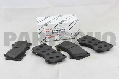 044650C020 Genuine Toyota PAD KIT, DISC BRAKE, FRONT 04465-0C020 | eBay