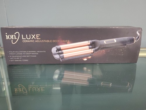 ION LUXE Ceramic Adjustable Deep Waver | eBay