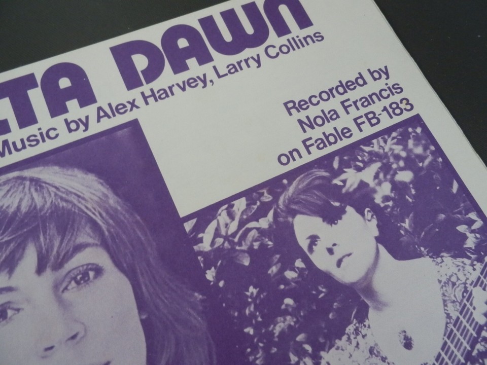DELTA DAWN - Harvey / Collins - SHEET MUSIC feat. Helen Reddy / Nola ...