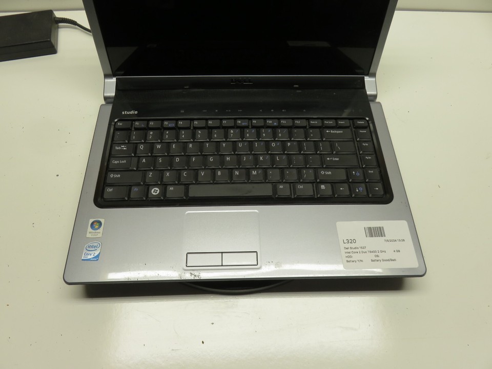 Dell Studio 1537 Laptop Intel Core 2 Duo T6400 4GB Ram No HDD or ...