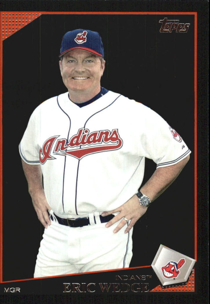 2009 Topps Wal Mart Black Border Indians Baseball Card #38 Eric Wedge MG | eBay