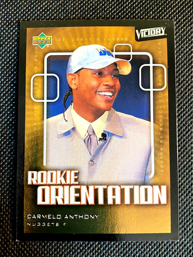 EX 2003 UPPER DECK VICTORY CARMELO ANTHONY ROOKIE ORIENTATION CARD #103 ...