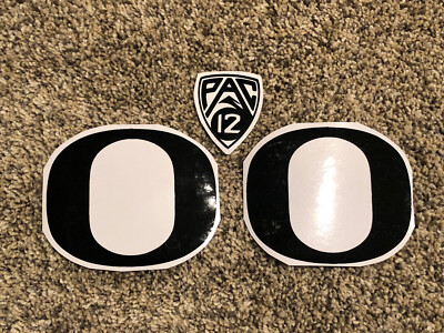 Oregon Ducks Full Size Football Helmet Decals Black PAC12 | eBay