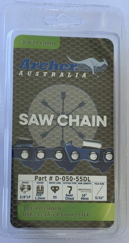 16" Chainsaw Saw Chain McCulloch EM300S EM450S MS1630 3/8"LP .050 Gauge ...