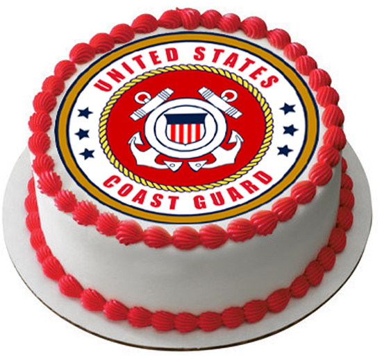 US Coast Guard - Edible Cake Topper OR Cupcake Topper, Decor | eBay