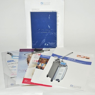Sciton Joule BBL Marketing Brochure Halo Diva Before/After Photos Specs ...