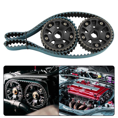Timing Belt +Cam Gear Pulley For Honda Civic Si 99-00 Del Sol VTEC B16A ...