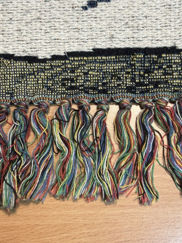 Santa/Kris Kringle 100% Cotton Fringe Throw/Blanket | eBay