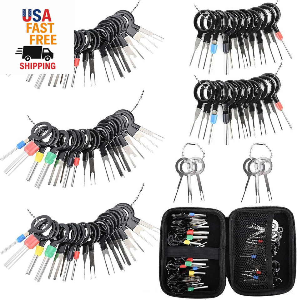 Terminal Pin Removal Tool Kit 82 Pcs Depinning Electrical Connector Pin ...