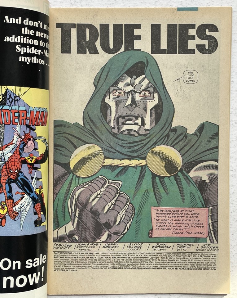Doctor Doom Fantastic Four Covers. Lot of 12. KEYS. Silver Surfer ...