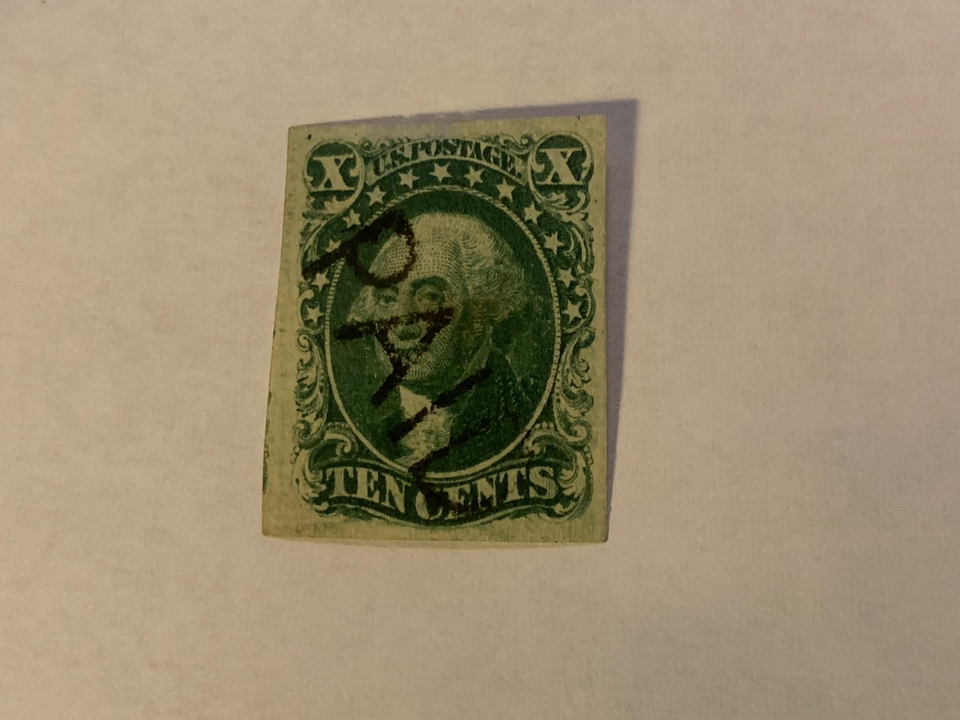 Scott 14 Used 10c Washington 1851 Issue Paid Cancel | eBay