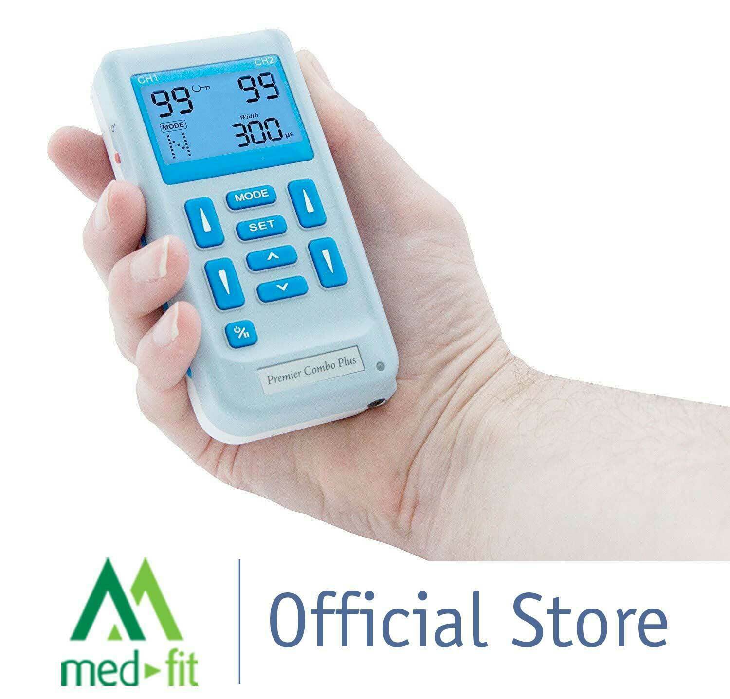 Med-Fit Professional Rechargeable Dual Channel Combined TENS & Muscle ...