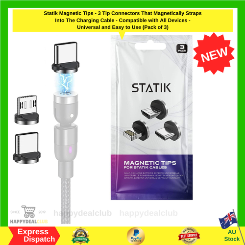 Statik Magnetic Tips - 3 Tip Connectors That Magnetically Straps Into ...