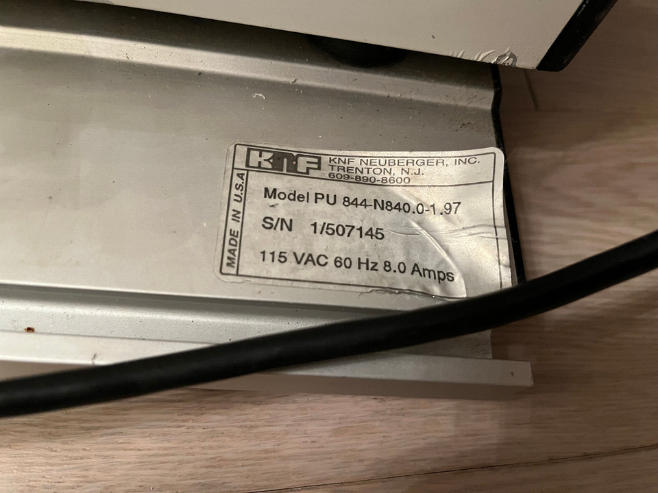 KNF Laboport vacuum pump diaphragm PU844-N840 controller control unit ...