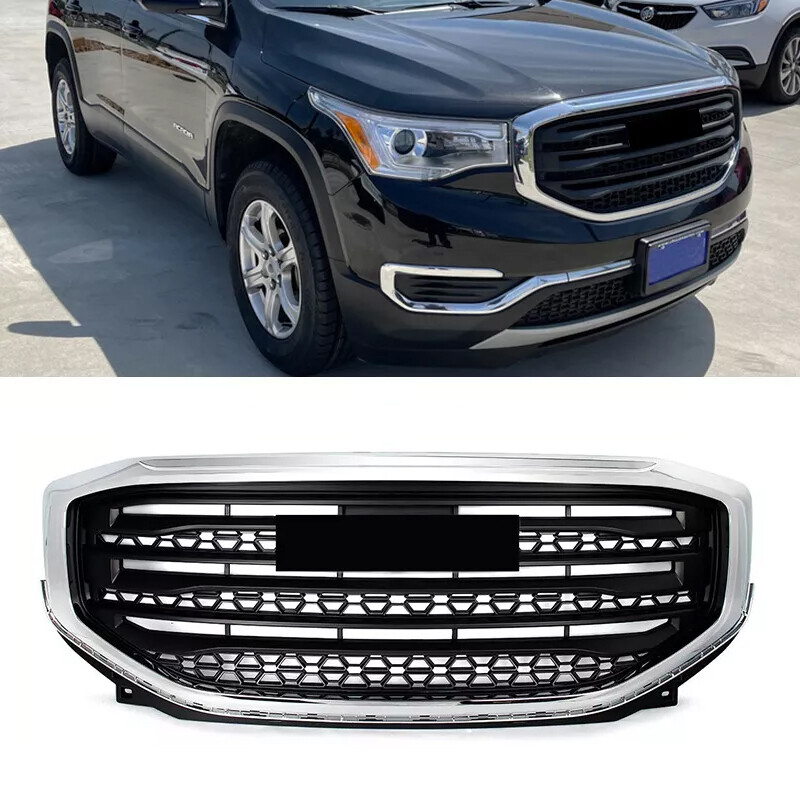 Fit GMC Acadia 2017-2019 SLT Style Front Bumper Grille Grill Assembly ...