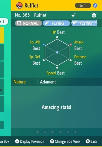 Shiny Rufflet & Hisuian Braviary Bundle 6IV Hisui Pokemon Scarlet ...