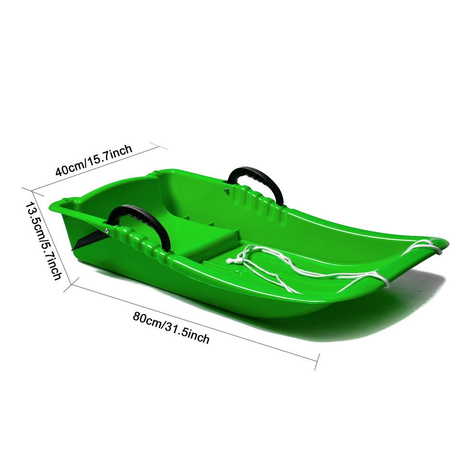 Winter Snow Sled in Boat Shape Snow Sledge Winter Outdoor Skiing Child ...