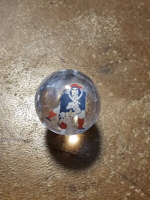 RARE! Vintage NFL marble! New Condition! New England Patriots - 70s ...