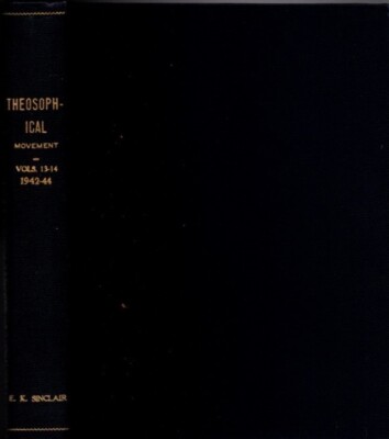 B P Wadia / THEOSOPHICAL MOVEMENT VOLUMES 13-14 1942-1944 Magazine | eBay