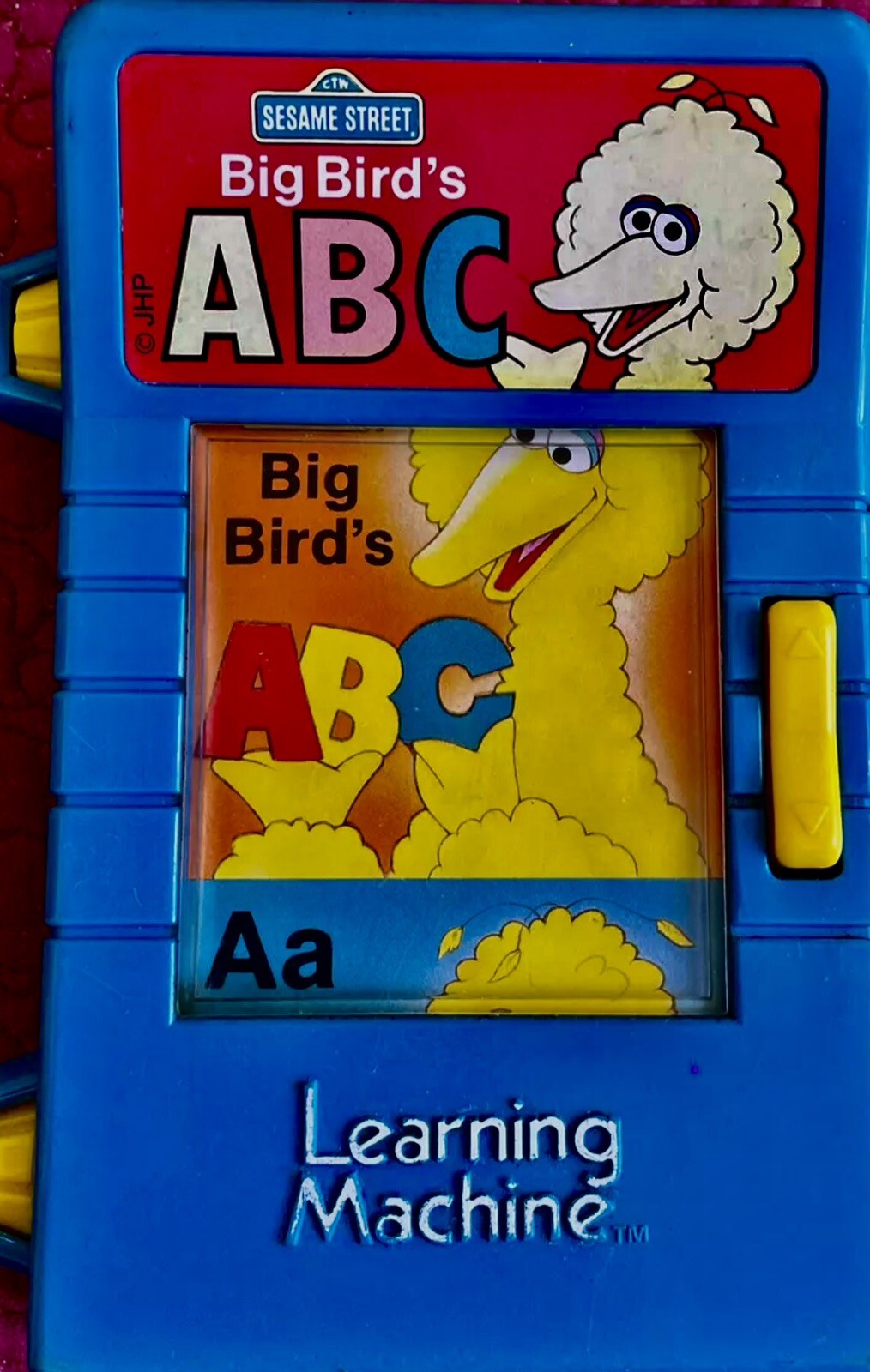 Sesame Street Big Bird's ABC Learning Machine Vintage 1990's in Working ...