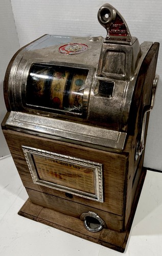 Antique O.D. Jennings Operators Bell 5 Cent Slot Machine Restorable ...