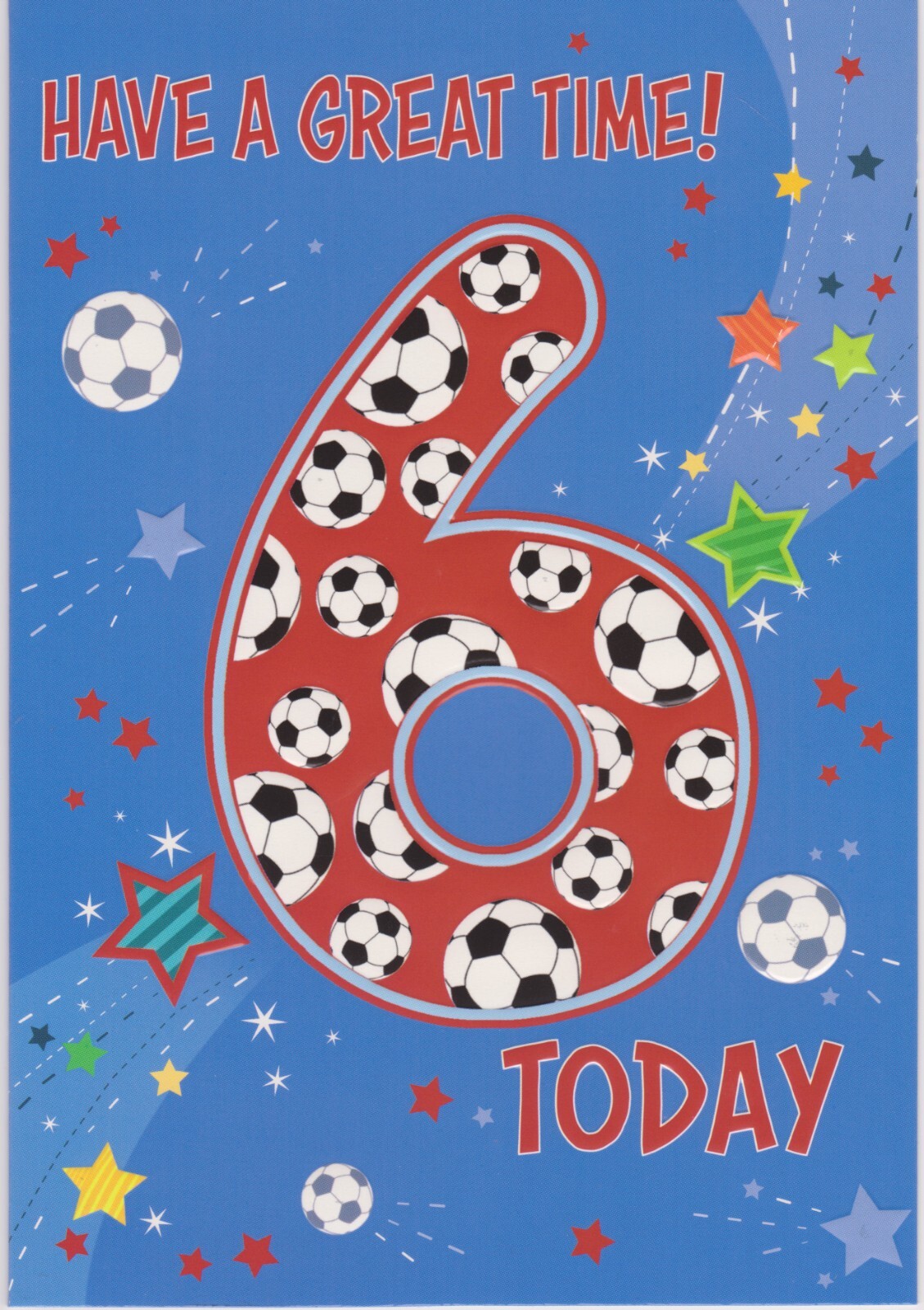 6th Boys Birthday Card ~ You're 6 Today ~ Happy Birthday ~ Various ...