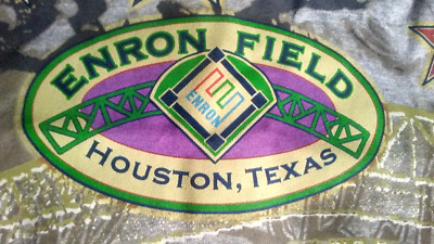 ENRON FIELD Tee T-shirt Men's Medium - NEW | eBay