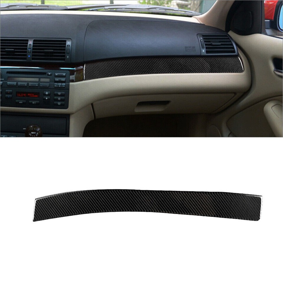 40Pcs For BMW 3 Series E46 1998-05 Carbon Fiber Full Interior Kit Cover ...