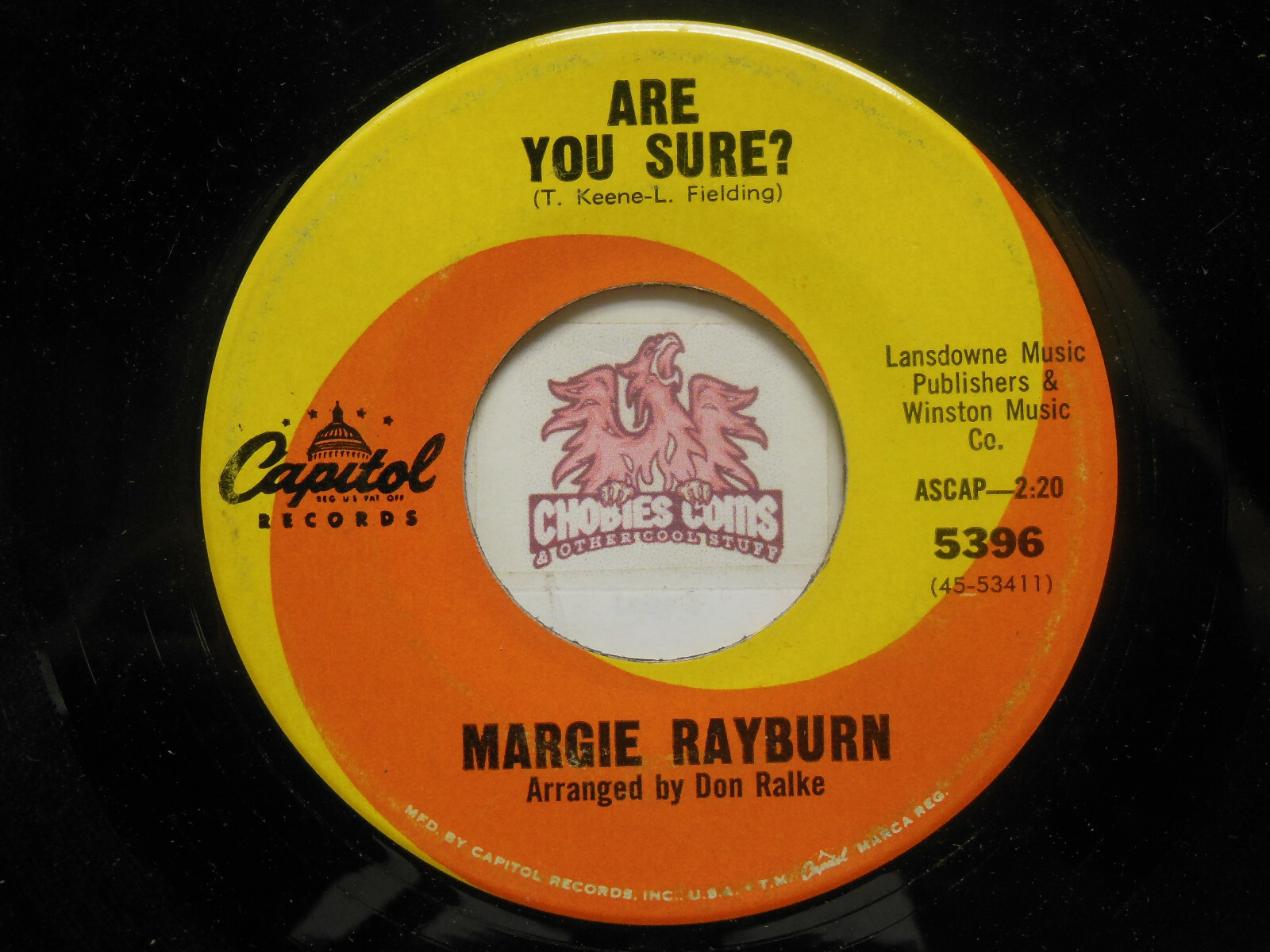 MARGIE RAYBURN - Maker Of Raindrops And Roses / Are You Sure?, 45 RPM ...