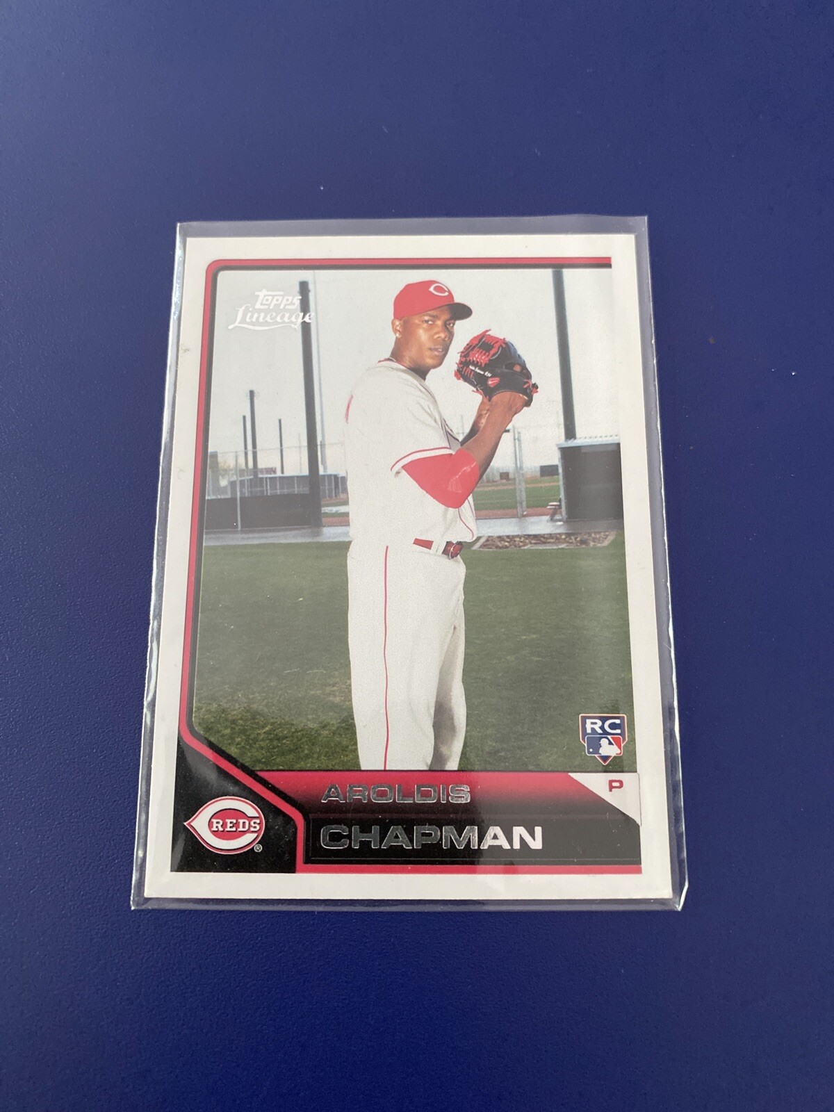 2011 Topps Lineage Baseball Card Aroldis Chapman ROOKIE Cincinnati Reds ...