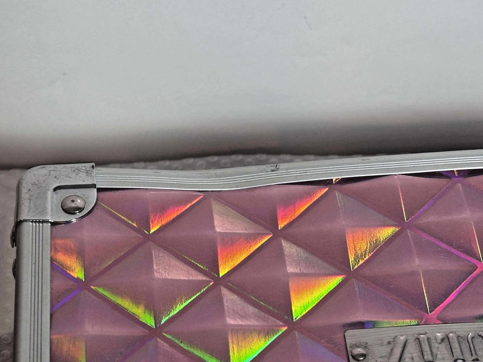 Vaultz Locking Pencil Box – Black Metal Storage Case (Dent, No Key, No ...