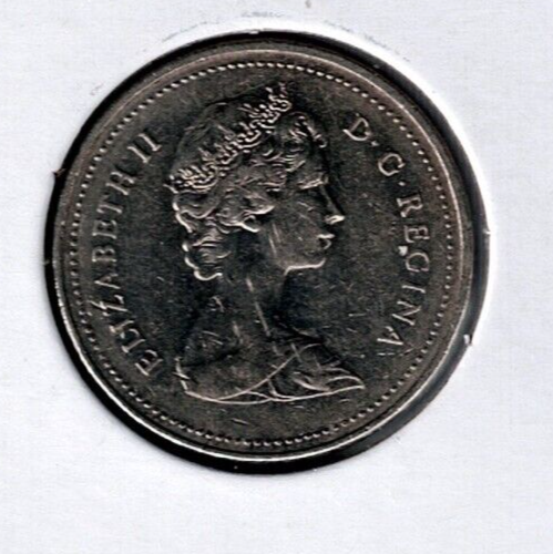 1986 Canadian Circulated Beaver & Elizabeth II Five Cent Coin! | eBay