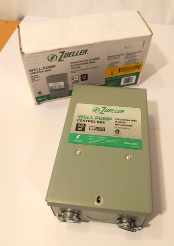 Zoeller 1010-2336 1/2 HP submersibles well pump Control Box 54757098766 ...