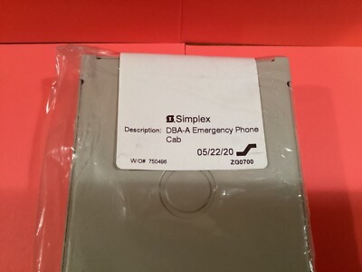 SIMPLEX 2084-9025 EMERGENCY PHONE CAB | eBay