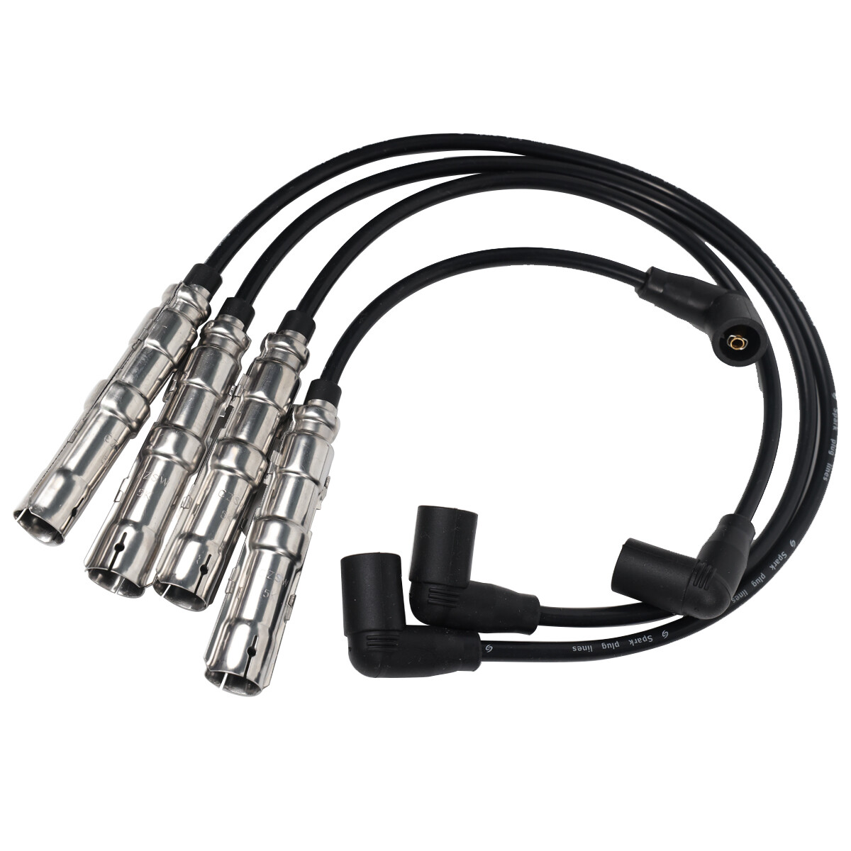 06A905430AH 4*Spark Plug Wire for VW Seat Beetle Golf Jetta 1998-2011 ...