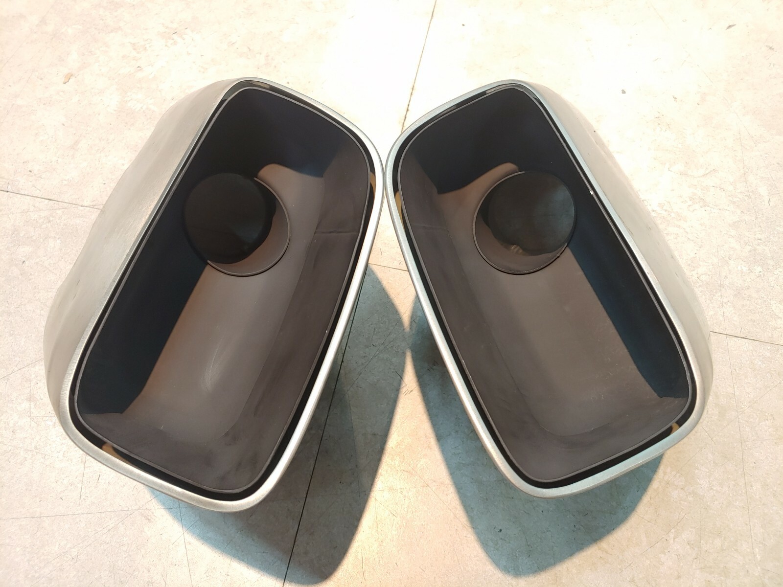 Porsche Macan Genuine Tailpipe Extension Tips LH RH Pair 95B253681 ...