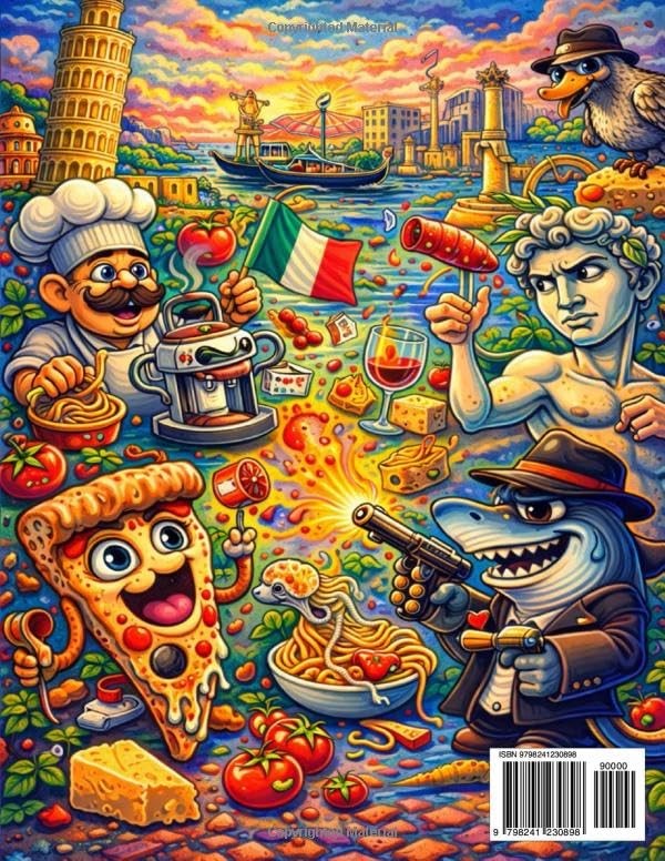 Italian Brainrot Coloring Book for Kids: Funny Meme-Style Characters ...