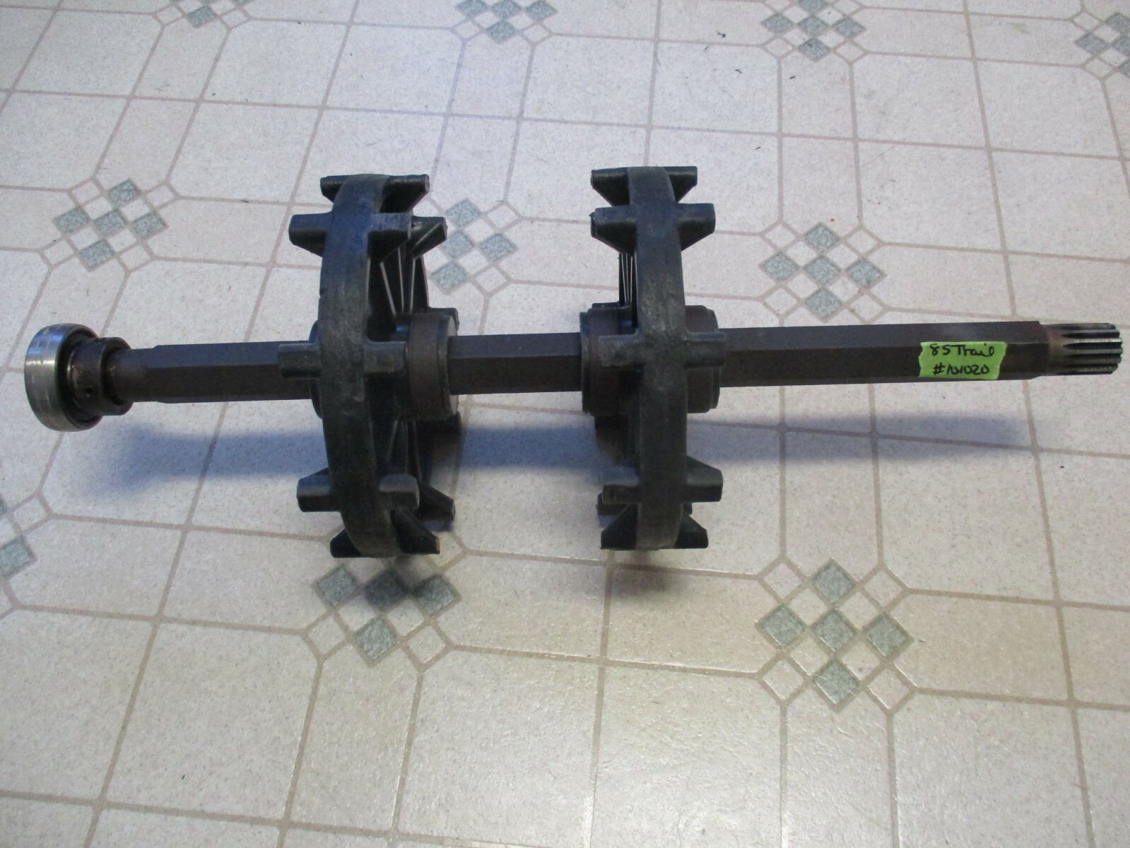 Vintage 85 Polaris Indy Trail 440 Snowmobile Track Drive Cog Assembly ...