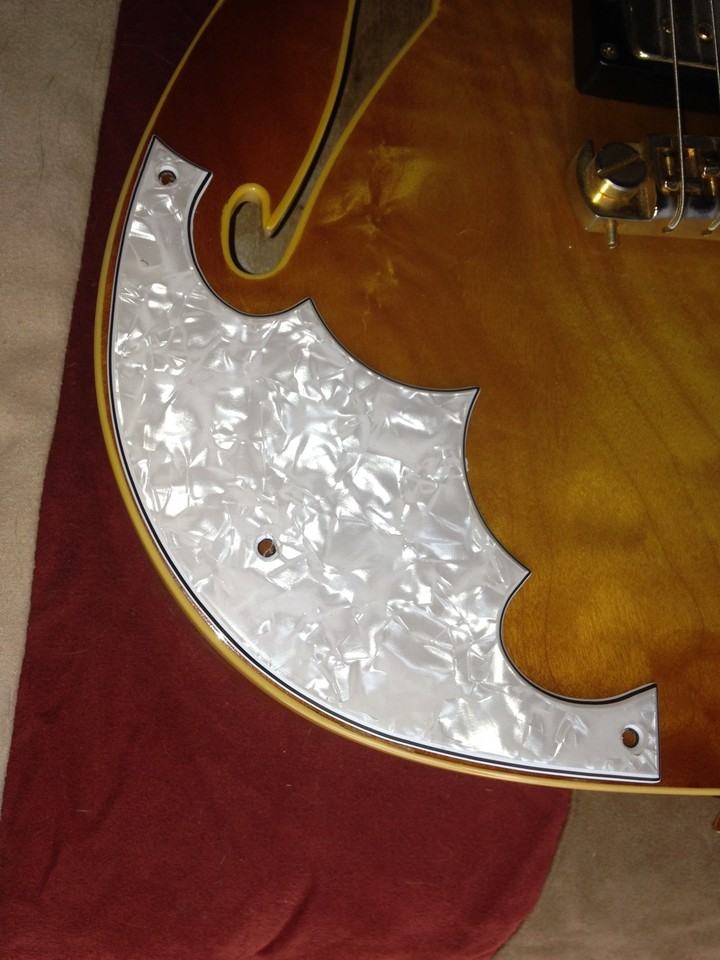 Telecaster Tele Thinline 4-ply Pearl White Armrest for Fender Guitar ...