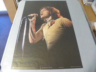 Vintage Poster Mic Jagger #177 Photo by David Redfern Pace copyright ...