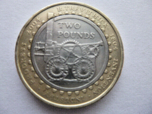2004 **R TREVITHICK INVENTION INDUSTRY PROGRESS 1804** £2 TWO POUND ...
