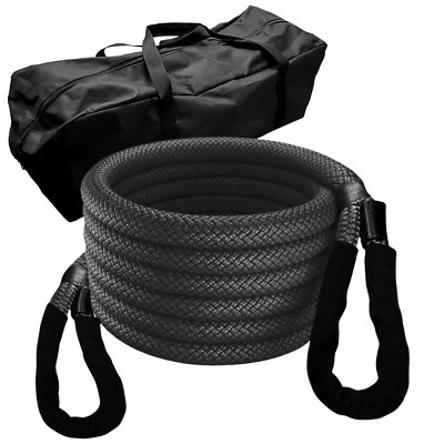 Heavy Duty 7/8" & 1" Kinetic Recovery Tow Rope Snatch Strap for UTV ...