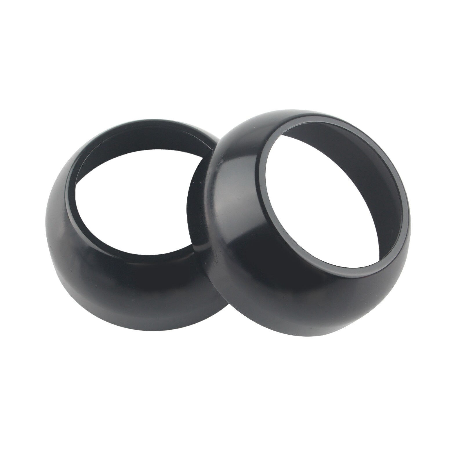 Black 39mm Front Fork Boot Cap Covers For Harley Sportster Custom ...