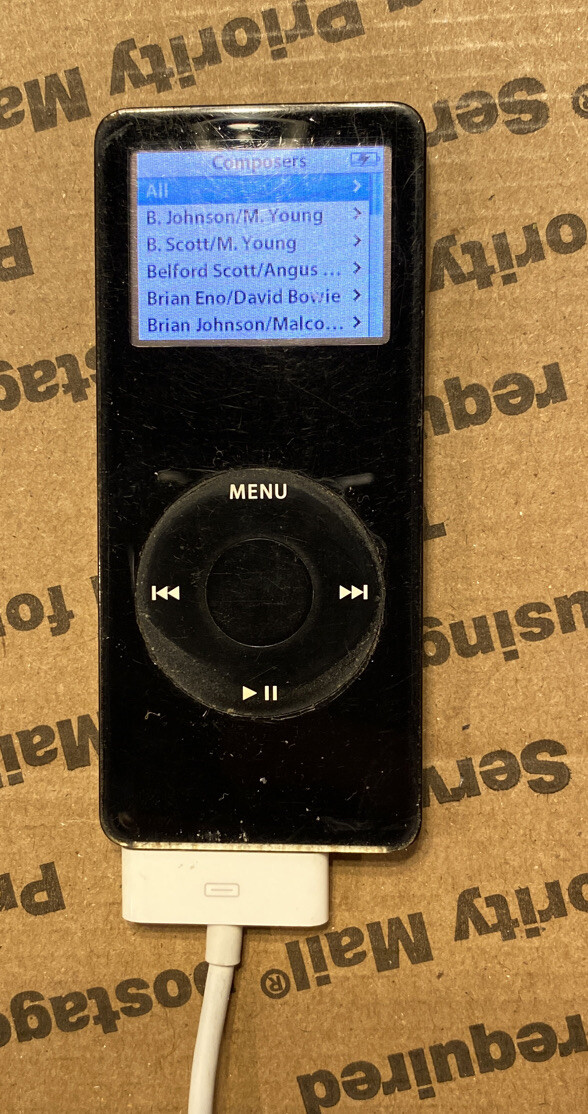 Apple iPod Nano Model No. A1137- 1st Generation 1GB, Black *Tested ...