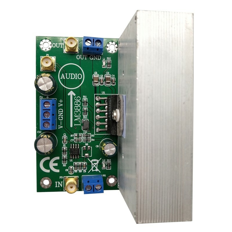 LM3886 Audio Power Amplifier Board Amp Module OPA445 High Voltage ...