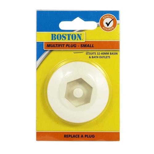 BOSTON Multifit Plug Suits 32-40mm Basin & Bath Outlets 436023 | eBay