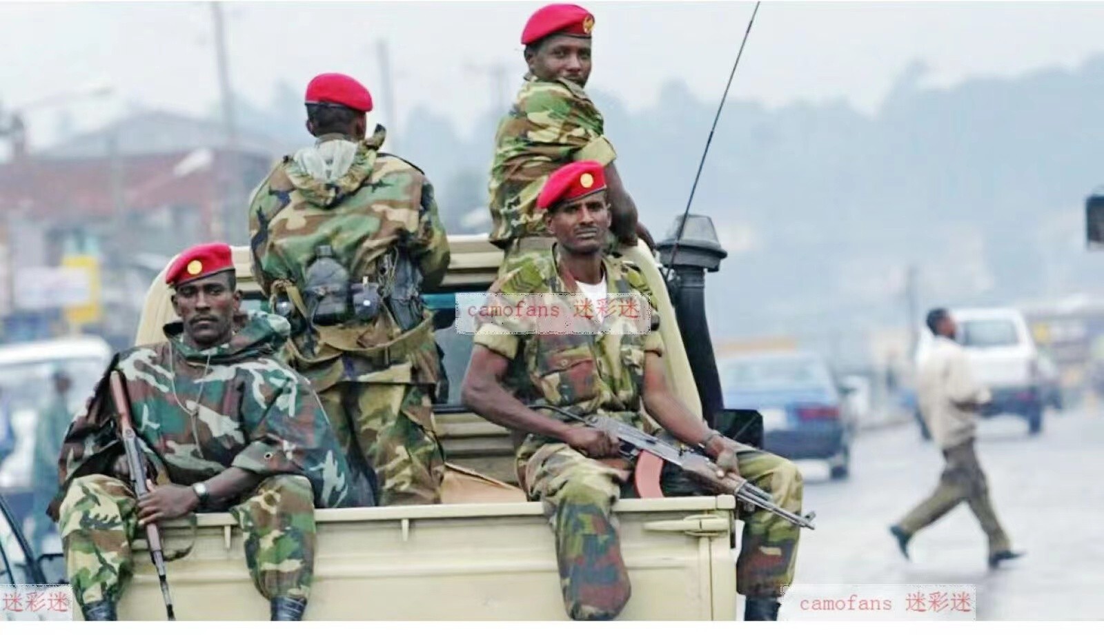 Ethiopia Army Republic Guard Tigray TPLF M81 African Edition Camouflage ...