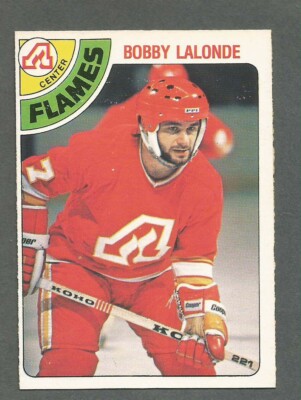 1978-79 O-Pee-Chee OPC Hockey Bobby Lalonde #285 Atlanta Flames NM/MT ...